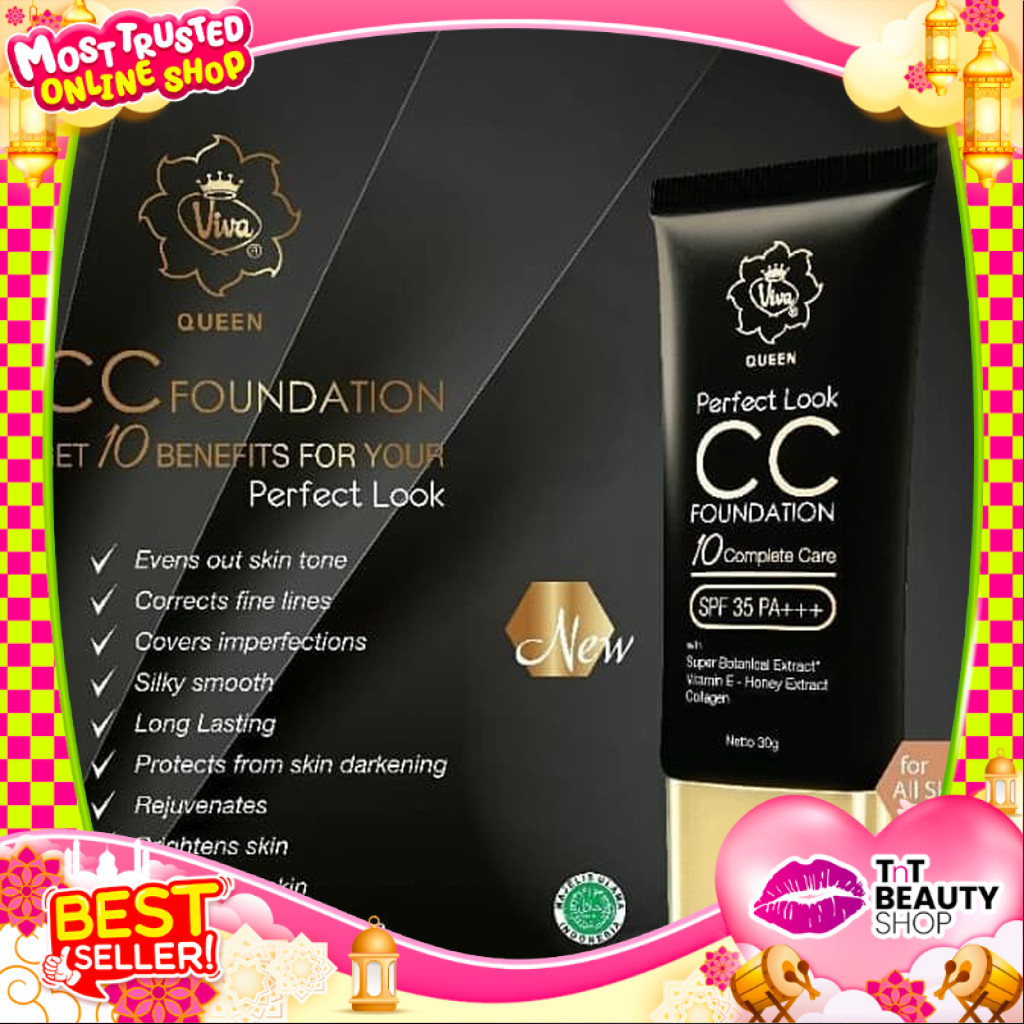 Jual Viva Queen Perfect Look CC Foundation SPF 35 - 30gr | TnT Beauty ...