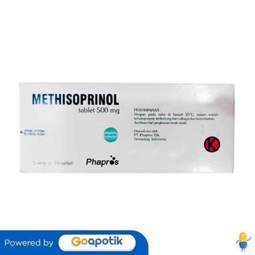 Jual Methisoprinol Phapros 500 Mg Box 50 Tablet | Shopee Indonesia