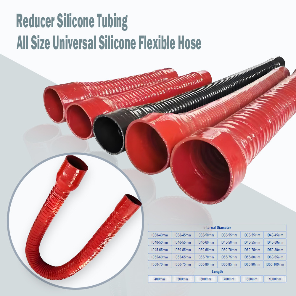 Jual Steel wire silicone hose Flexible radiator tube Reducer Tubing ...
