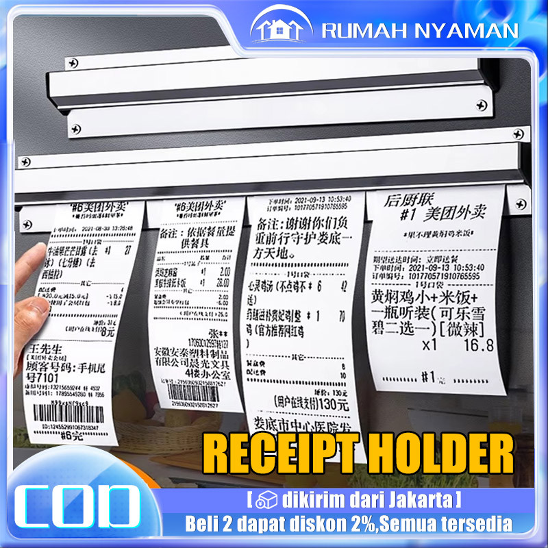 Jual 60CM/100CM RECEIPT HOLDER / PENJEPIT KERTAS BON BILL/ CAPITAN NOTA ...