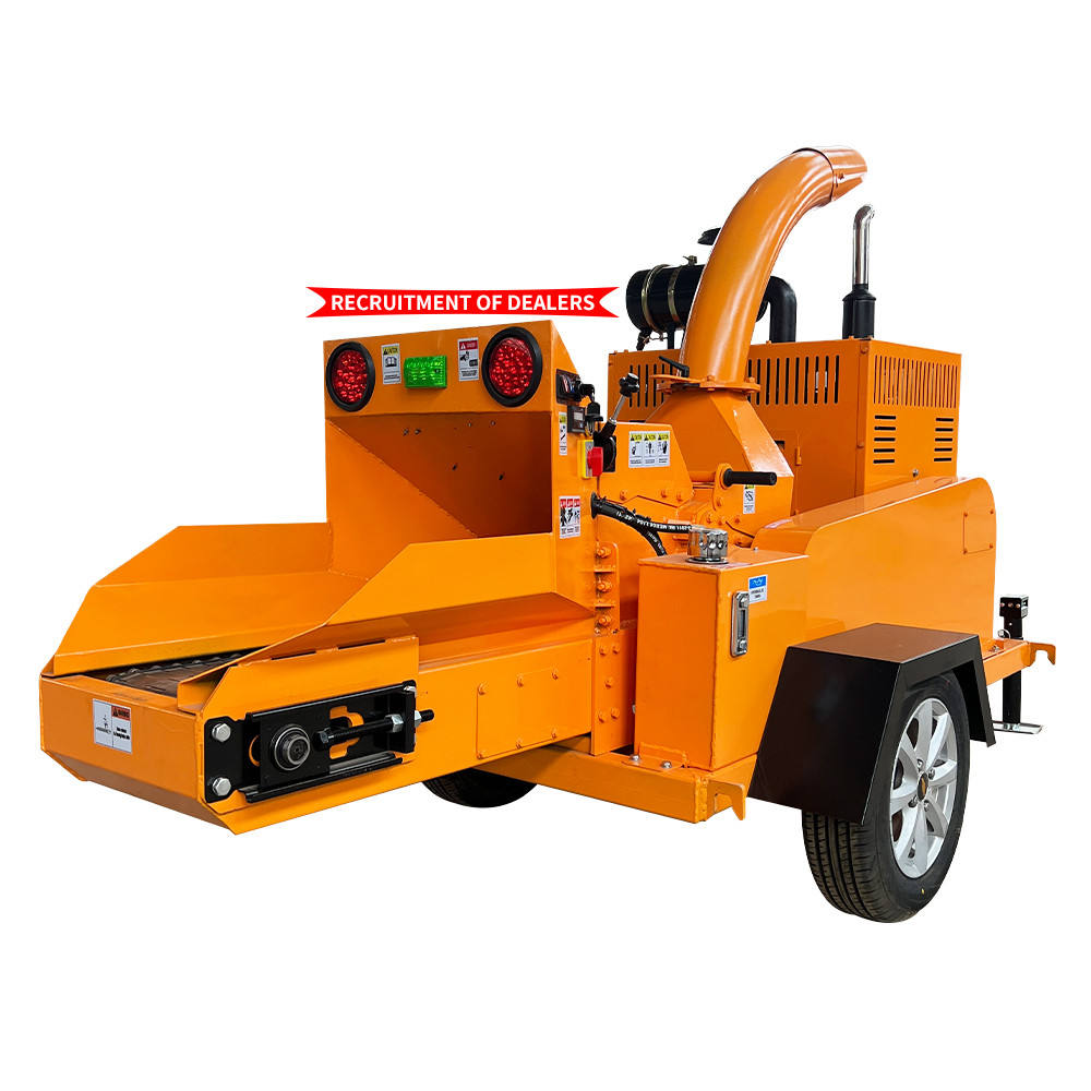 Jual Garden waste tree branches shredder forest machinery wood chipper ...