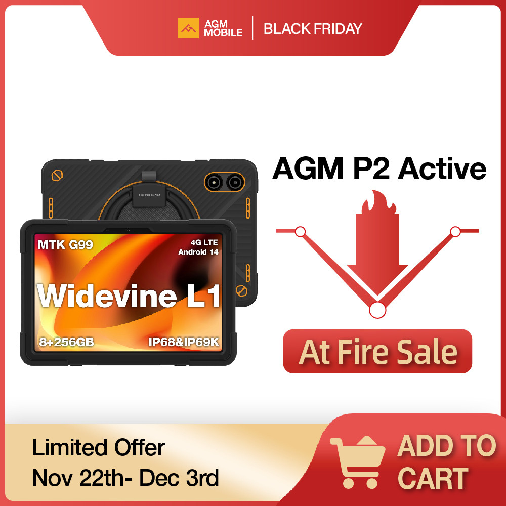 Jual World Premiere AGM PAD P2 Active 11” FHD Rugged Tablet 2024 P2W ...