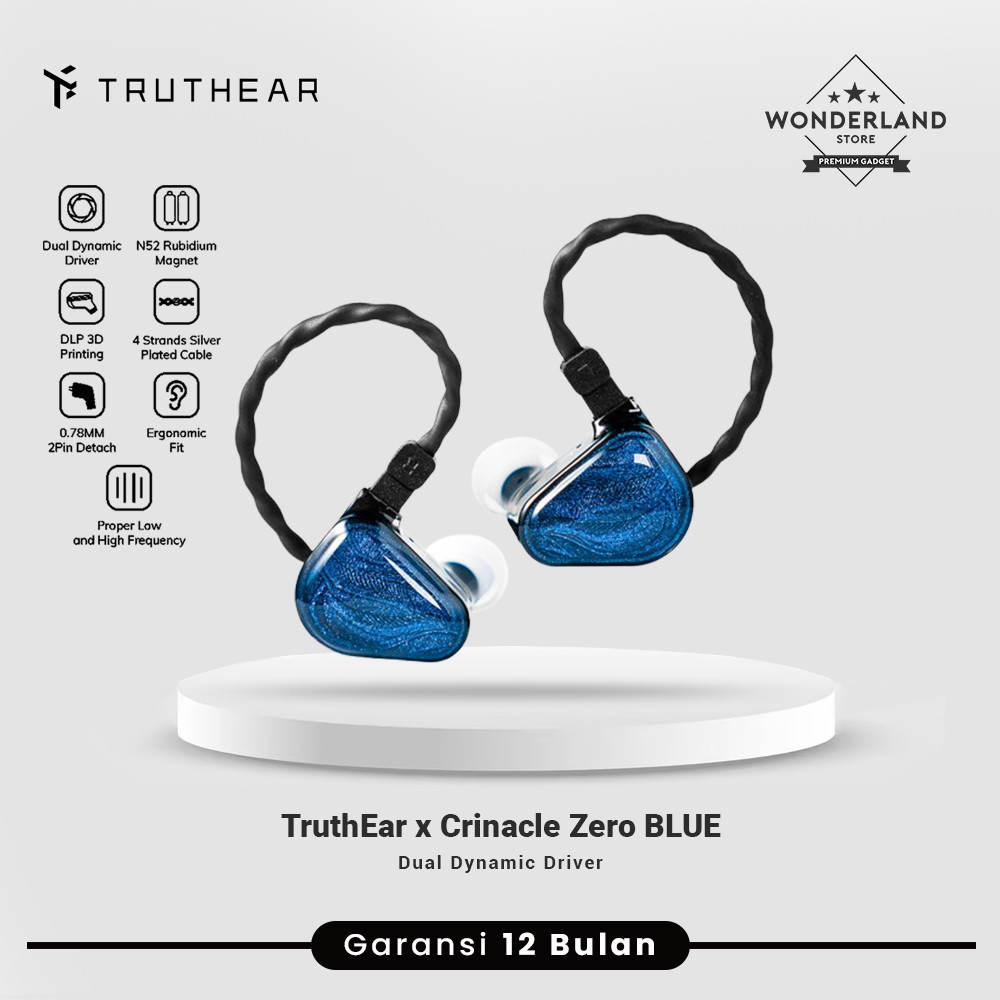 Jual TruthEar x Crinacle Zero Blue Blue2 Blue 2 Dual Dynamic Driver In ...