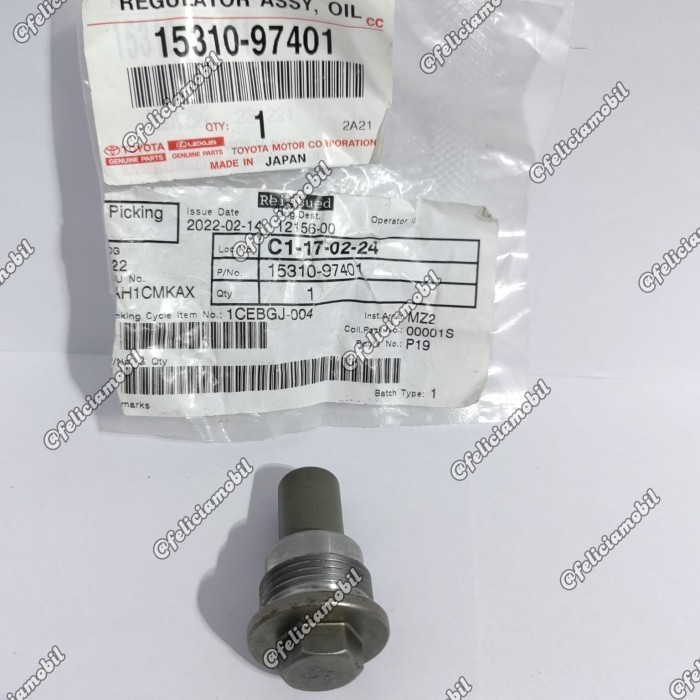 Jual Plug Oil Regulator Assy Oil Avanza Xenia Rush Terios Vios Original ...