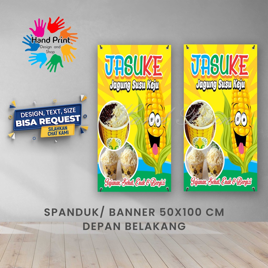 Jual Spanduk Banner Jualan Jasuke Gratis Memesan Desain Sepasang ...