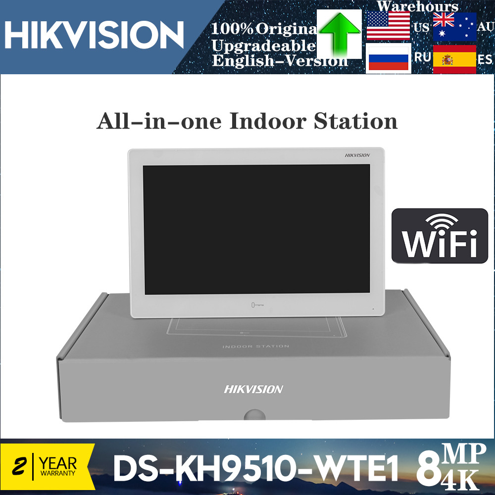 Jual Original Hikvision DS-KH9510-WTE1 Video Intercom Android Indoor Station 10.1-Inch Colorful ...