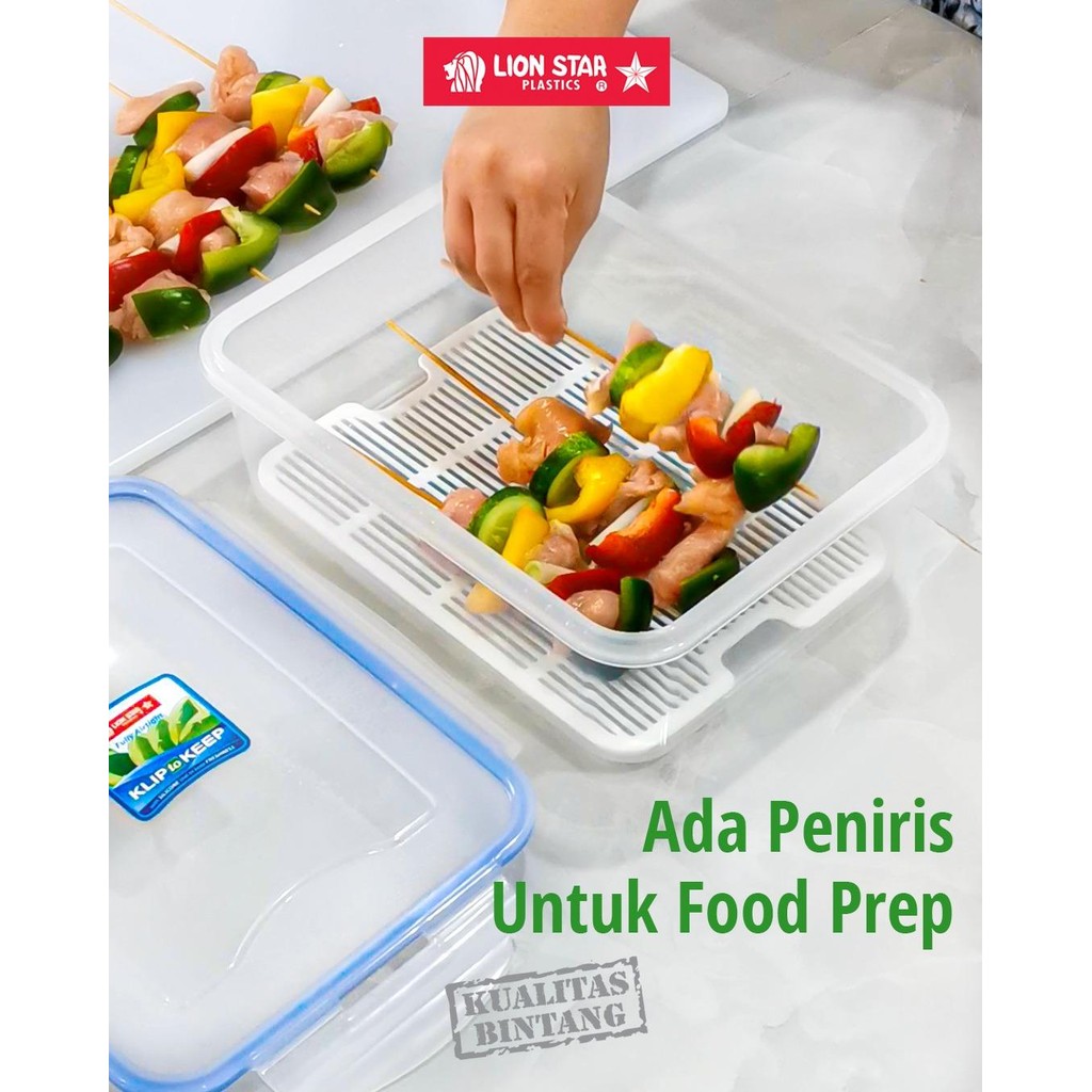 Jual MICTON Lion Star KK-4 Klip to Keep 1601 + Tray 3L Penyimpanan ...