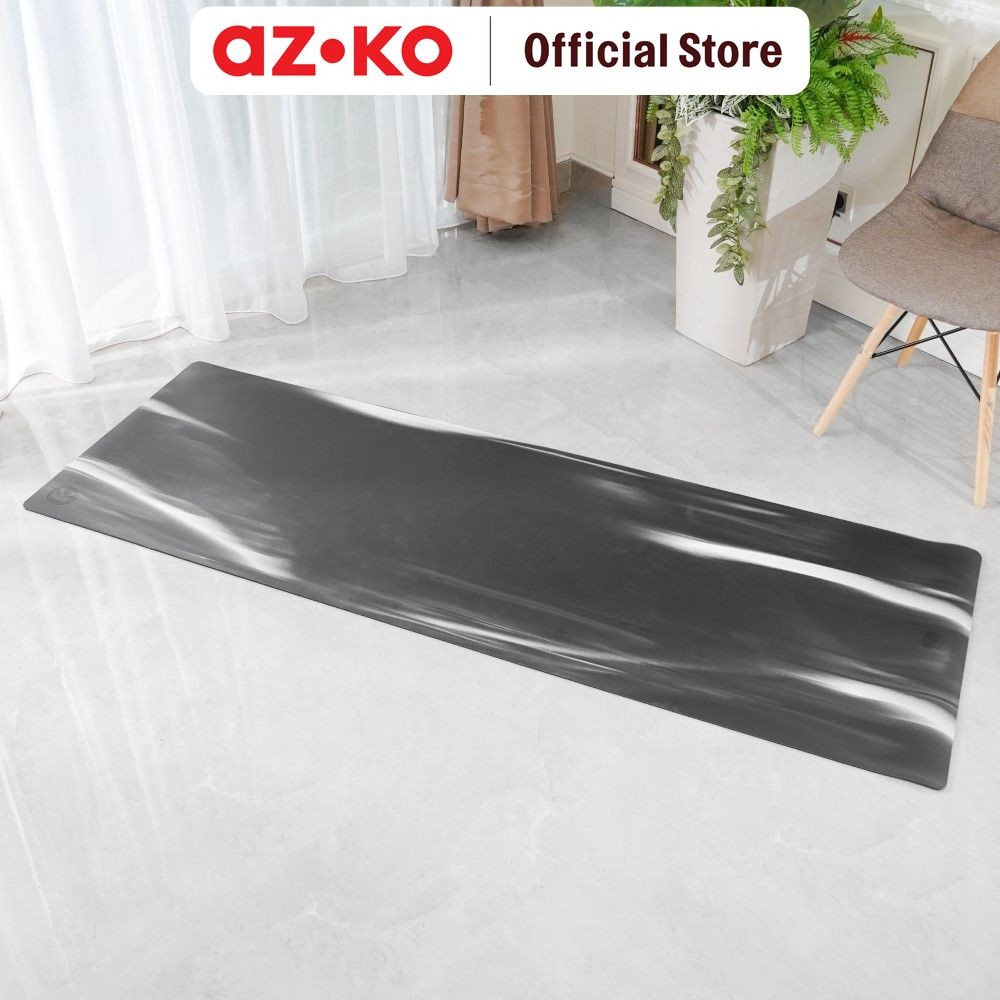 Jual AZKO Kiwikana Matras Yoga Pu Rubber Motif 0.5 Cm - Hitam | Shopee ...