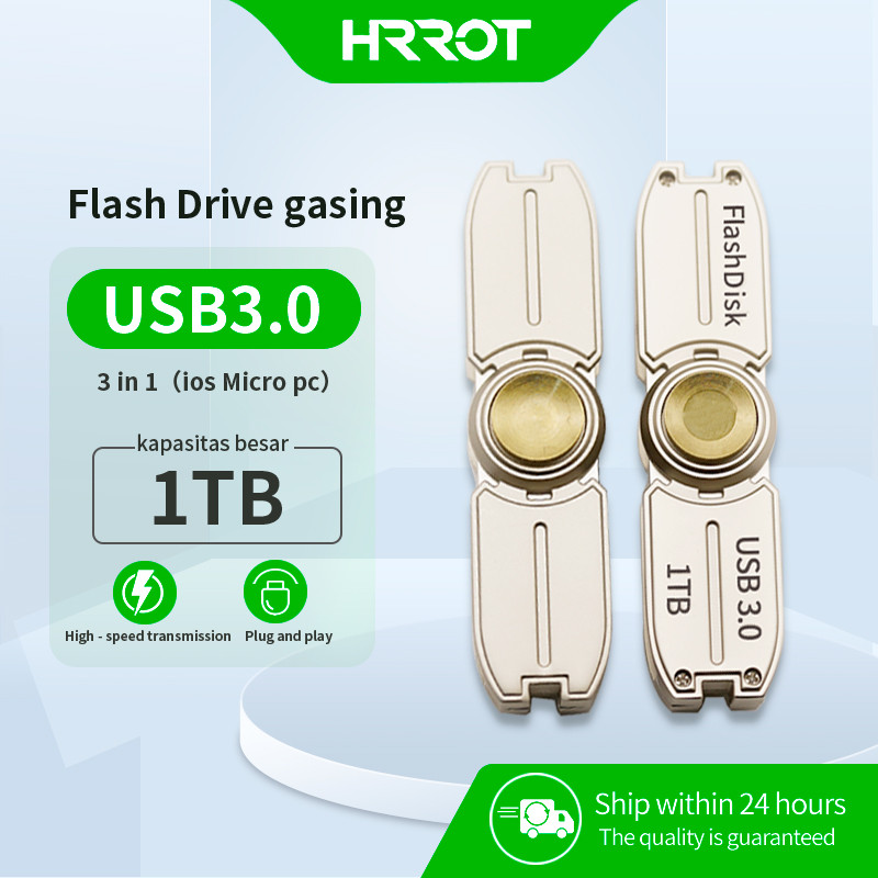 Jual FlashDisk 3-In-1 Jari Gyro Kapasitas Besar USB 3.0 Flash Disk ...