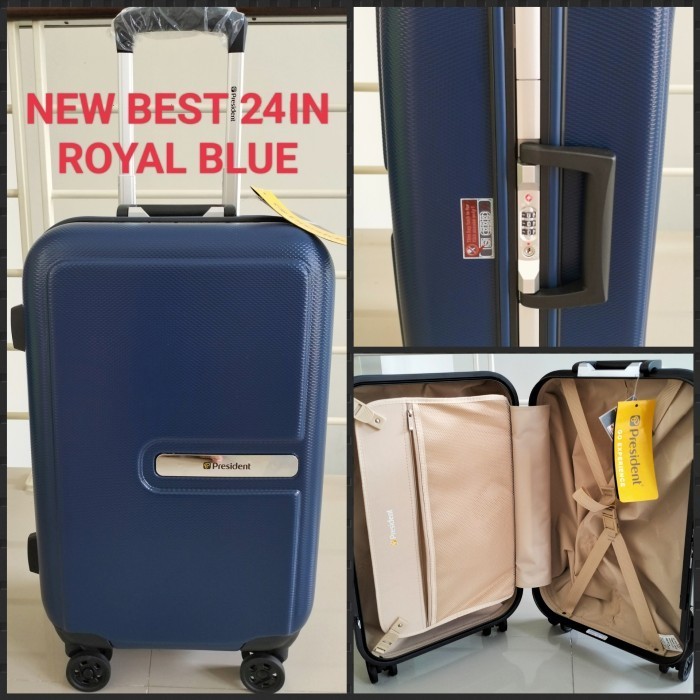 Jual { Fles Saleh } KOPER KABIN FIBER PRESIDENT 24 INCHI ORIGINAL TSA ...