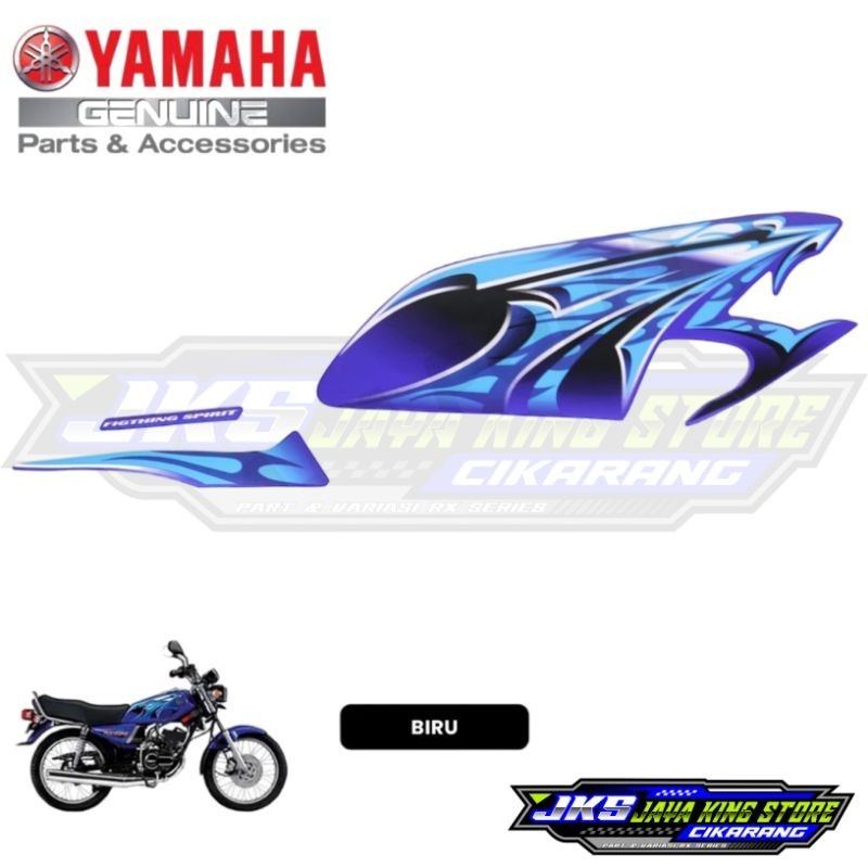 Jual Striping stiker body Rx king rxking 2006 biru fullset tangki dan ...