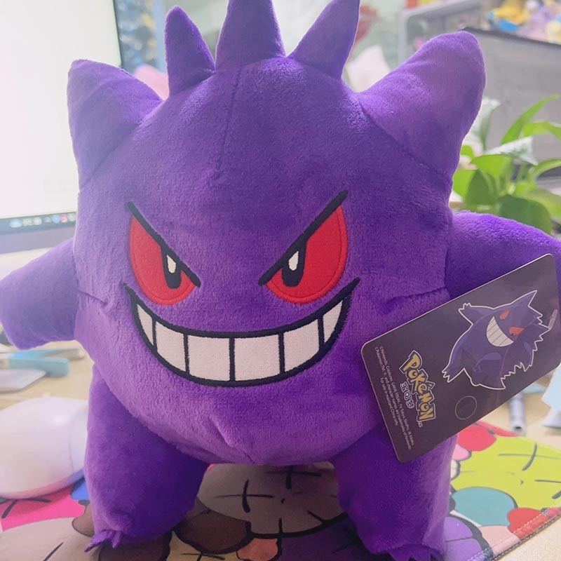 Jual Kawaii Gengar Plush Toys Pokemon Peluche Gengar Stuffed Doll Devil ...