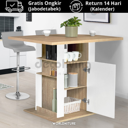 Jual Decoliving Vines Meja Bar Mini Bar Minimalis Modern Berlapis HPL ...