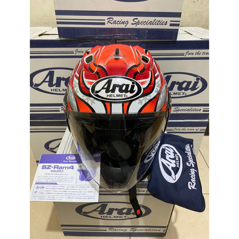Jual Helm king copy arai motif haga | Shopee Indonesia