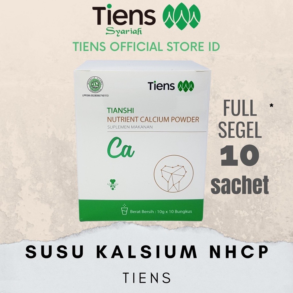Jual Peninggi Badan Tiens NHCP Nutrient Kalsium - Tianshi isi 10 ORI ...