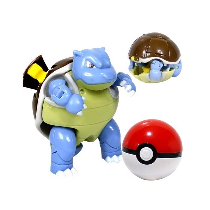 Jual Mainan Anak Pokemon Pokeball Deformation Toy Blastoise New - Box ...