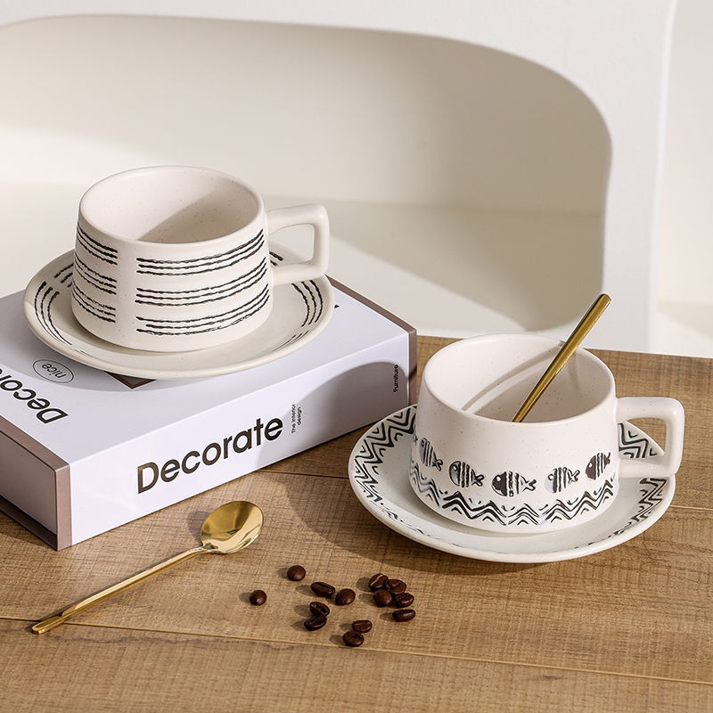 Jual Cangkir Kopi Keramik Jepang Setelan Ceramic Mug Set Dengan Piring ...