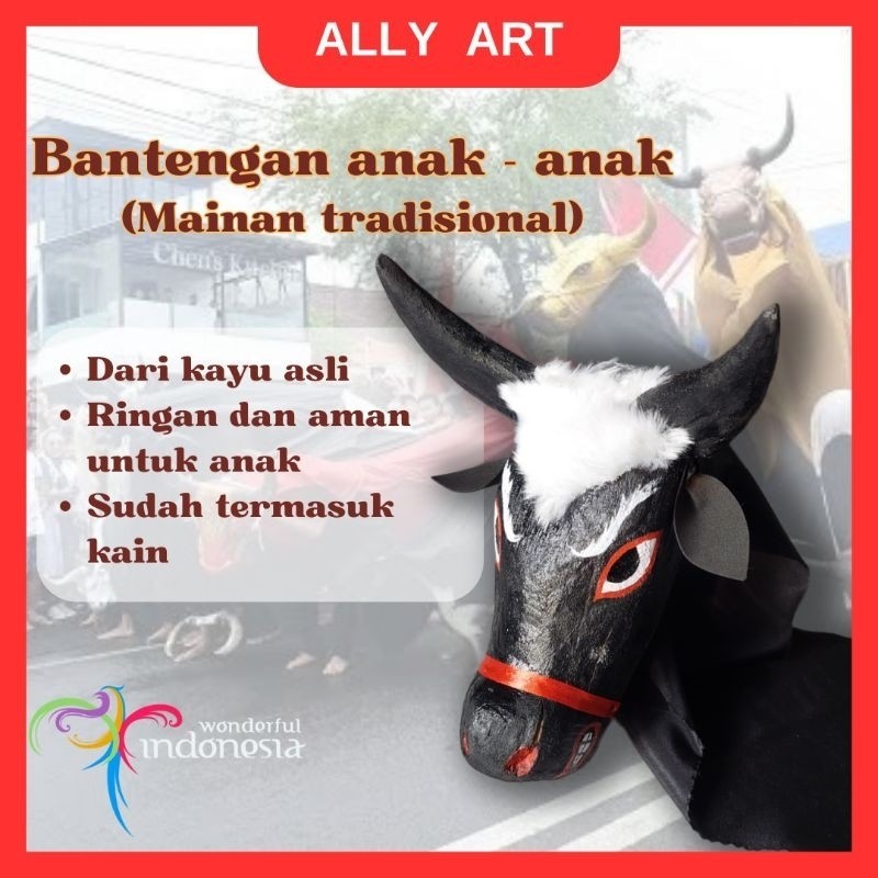 Jual Bantengan anak anak 2 - 5 tahun plus kain. mainan viral Bantengan ... Jual Bantengan anak anak 2 - 5 tahun plus kain. mainan viral Bantengan ...