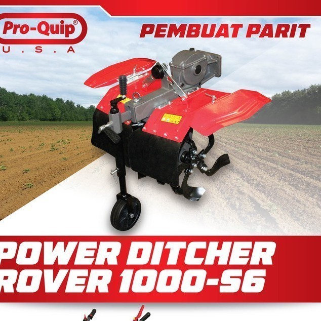 Jual Mesin Traktor Bajak Sawah Mini Pembuat Parit Mini Power Ditcher ...