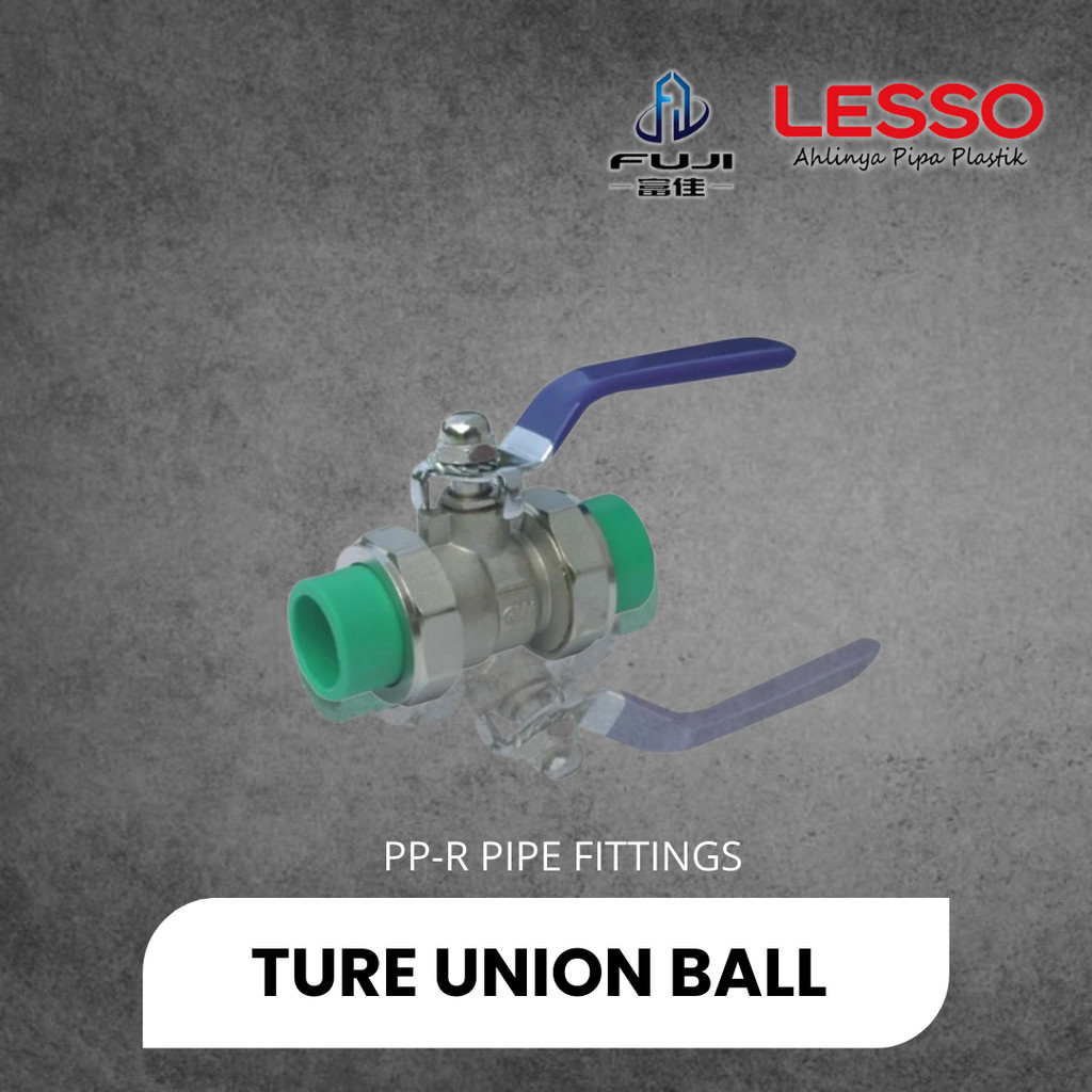 Jual Ture Union Ball Valve Socket Type II Lesso Pipa Air PPR | Shopee ...