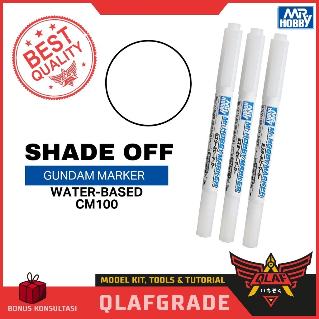 Jual Panel line Marker SHADE OFF 3in1 dual NIB water based weathering ...