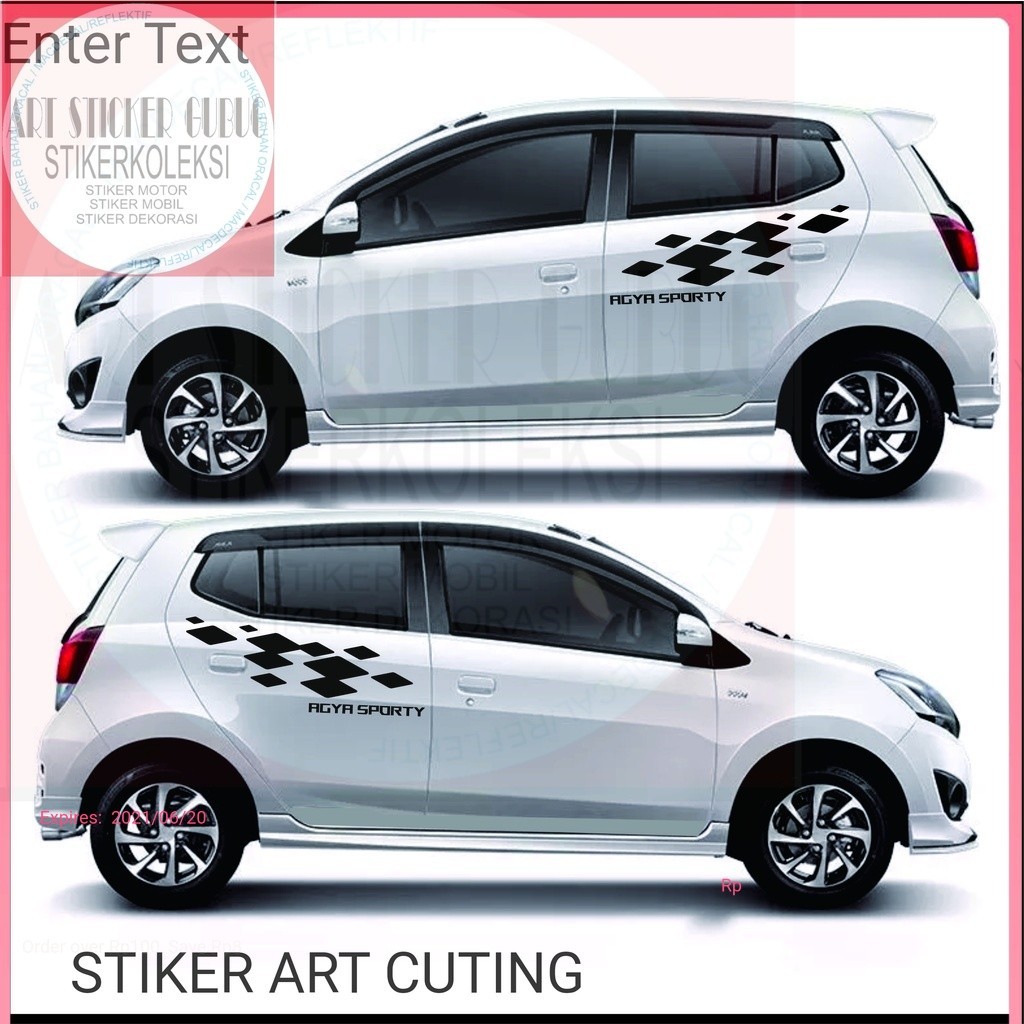 Jual STIKER CUTTING MOBIL STRIPING LIS VARIASI STIKER MOBIL Stiker ...