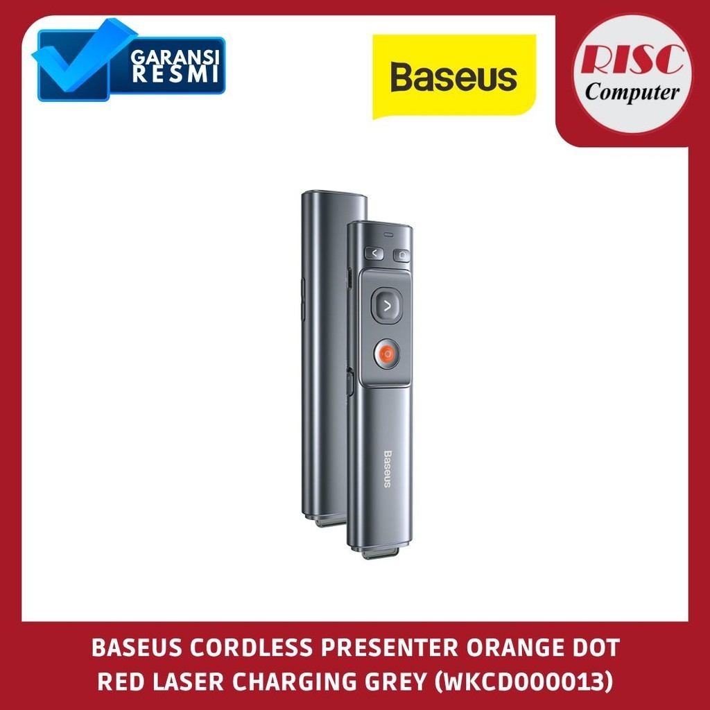 Jual Baseus Wireless Presenter Dot Orange Red Laser Pointer ...