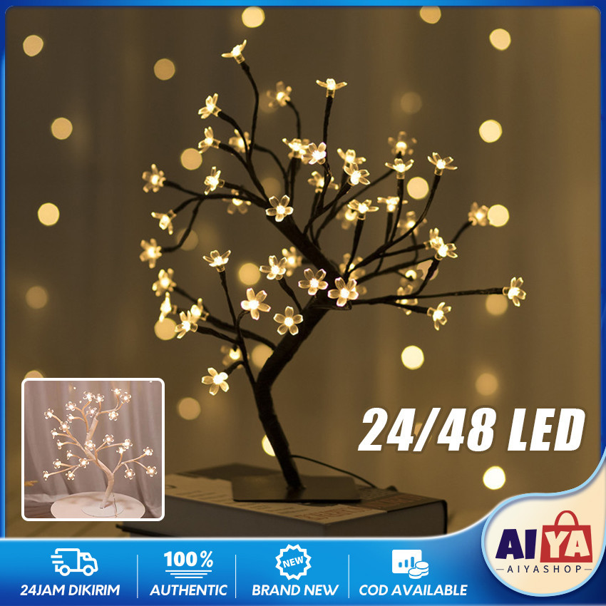 Jual Lampu Model Pohon Ranting Led Dekorasi Pohon Ceri Bonsai Tree Lamp ...