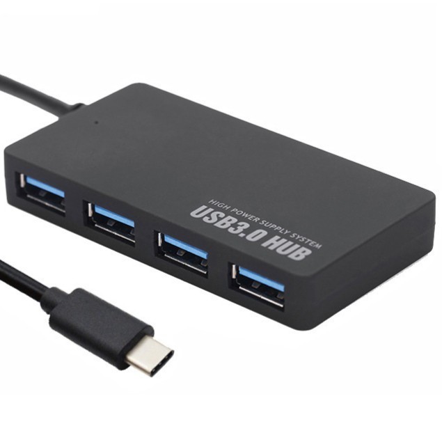 Jual USB Type C HUB to USB 3.0 Hub Adaptor Super Speed 5 Gbps | Shopee ...