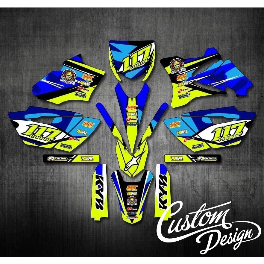 Jual Decal/Stiker yamaha YZ/Yz 85/yz 125 (bebas custom desain) | Shopee ...