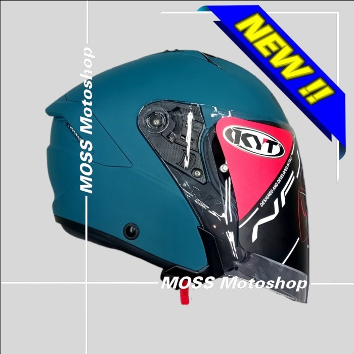Jual Helm KYT NFJ Solid Emerald Green || Original Product | Shopee ...