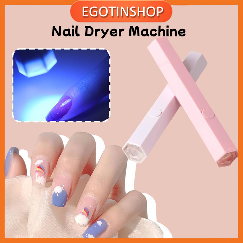 Jual Portable UV Lamp Uv Led Nail Portable Lampu Nail Art 9 Watt Nail ...