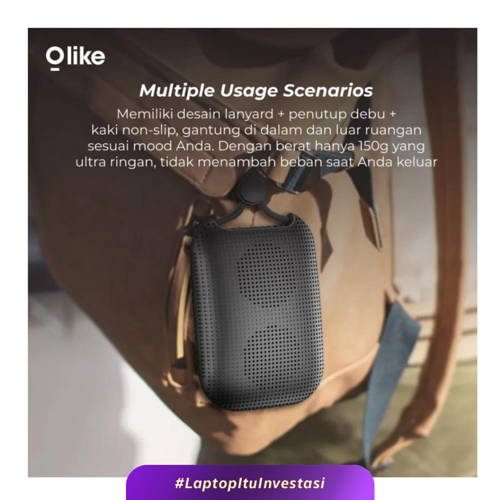Jual OLIKE SPEAKER BLUETOOTH WIRELESS PORTABLE TWS STEREO ULTRA BASS ...