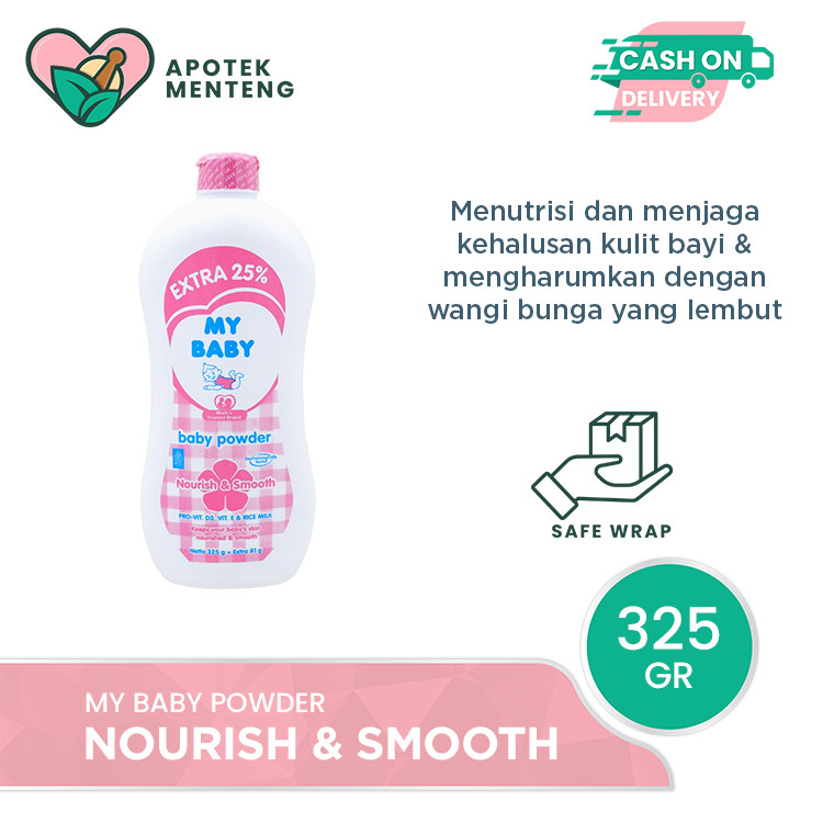 Jual My Baby Powder Nourish & Smooth 325 Gr - Bedak Tabur Bayi | Shopee ...