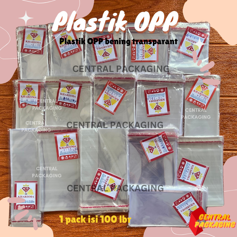 Jual PLASTIK OPP TRANSPARANT KHARISMA / PLASTIK OPP SEAL LEM UNTUK ROTI ...