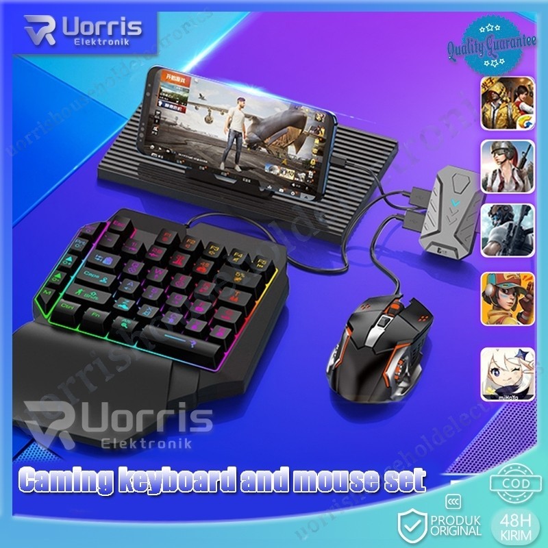 Jual M1PRO Kontroler Seluler Game Keyboard Mouse, Konverter PUBG Mobile ...