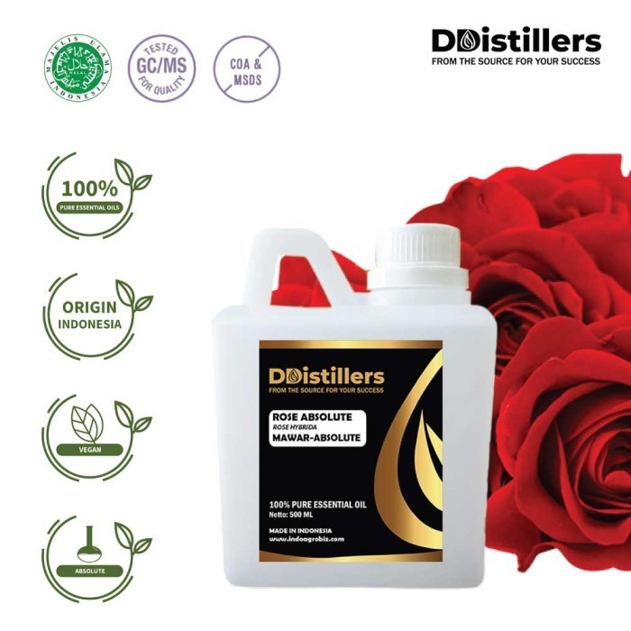 Jual Minyak Rose / Mawar Absolute Oil Pure 100%, 500ML-1L | Shopee ...
