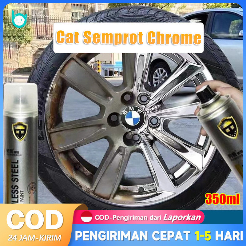 Jual 【COD】Cat Semprot Chrome 350ml Chrome Spray Pain Warna Chrome Krum ...
