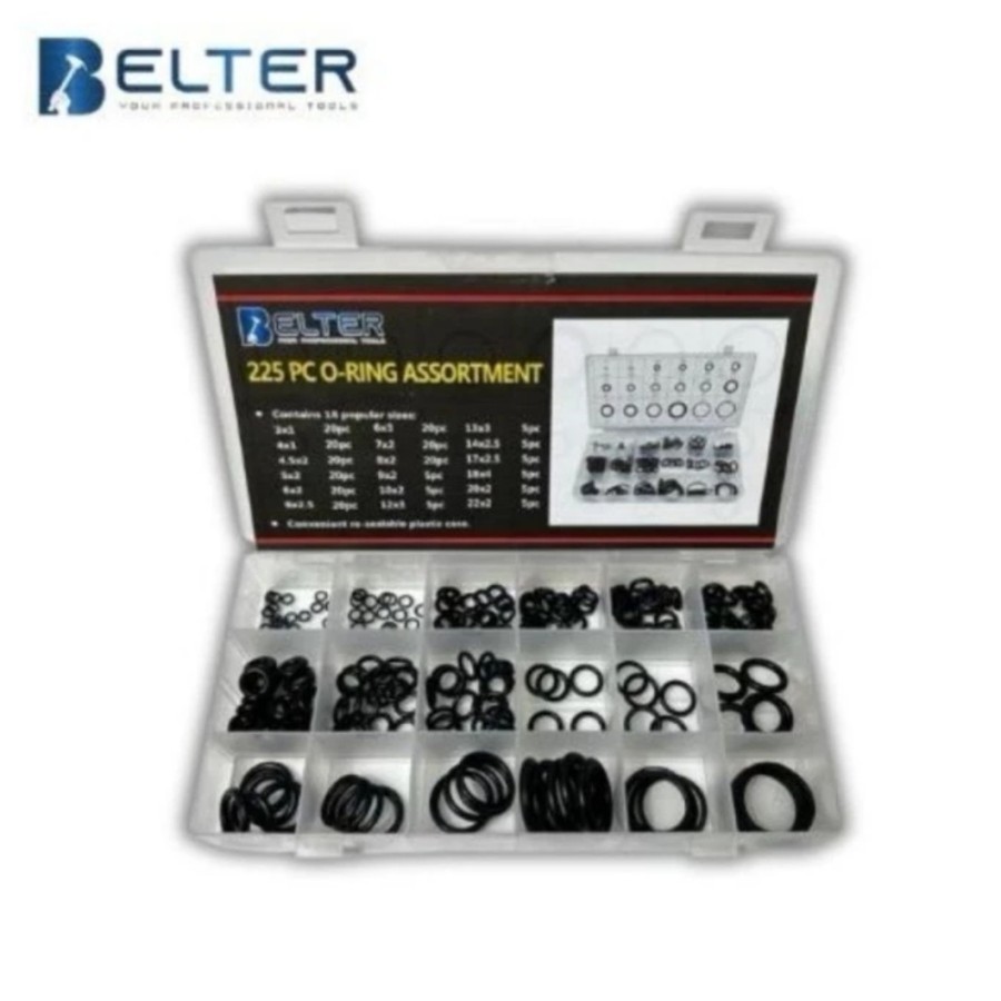 Jual BELTER Karet O Ring Set 225pcs Oring Rubber Seal Tightening | Shopee Indonesia