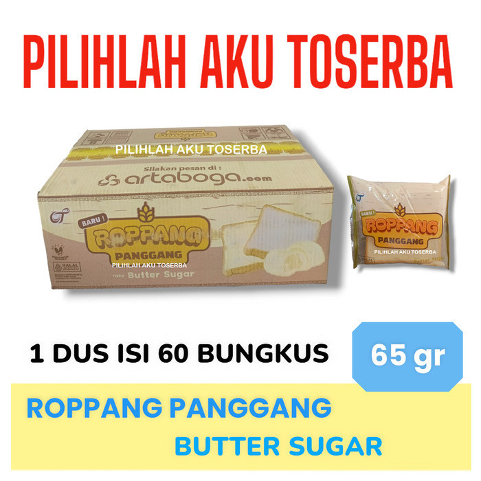 Jual ROPPANG Panggang BUTTER SUGAR Roti Tawar isi Gula Mentega ...