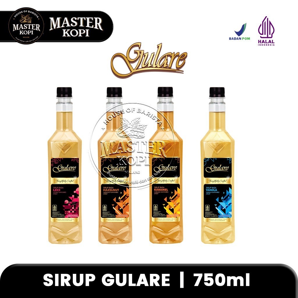 Jual Sirup Gulare Botol 750ml All Varian Flavoured Syrup | Shopee Indonesia
