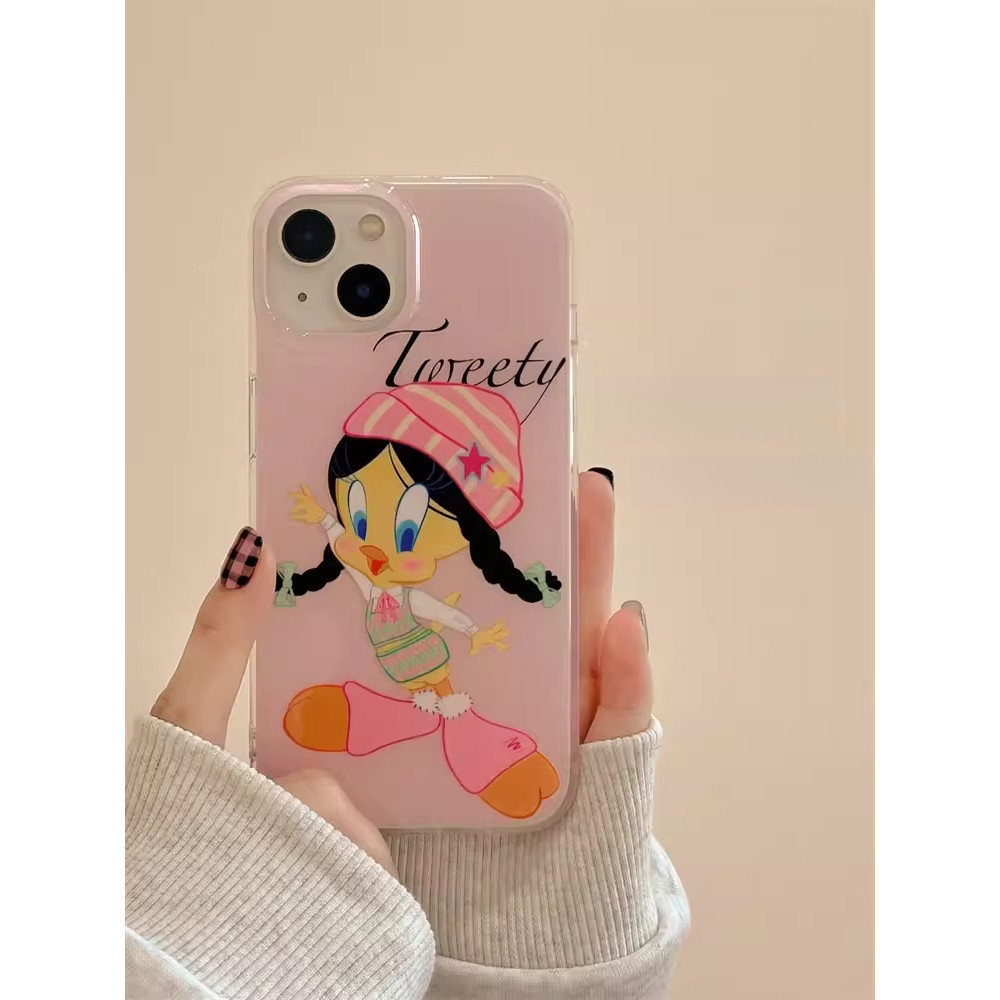 Jual Tweety yang lucu aesthetic transparan soft case hp Iphone 17 Pro ...