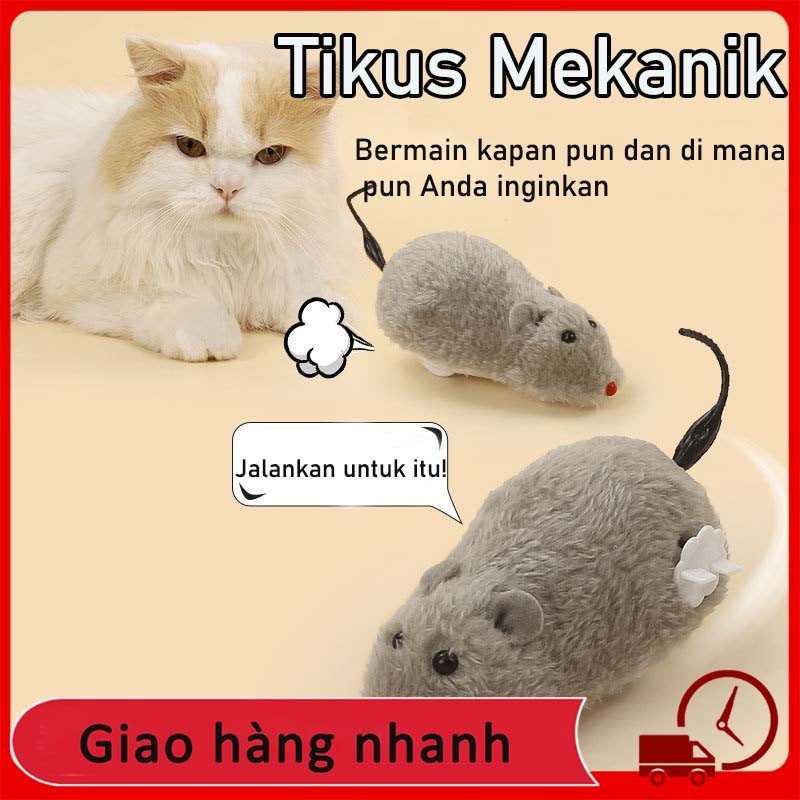 Jual 【5 untuk 1】Mainan Tikus Mekanis Tikus Mekanik Untuk Kucing Gerak ...