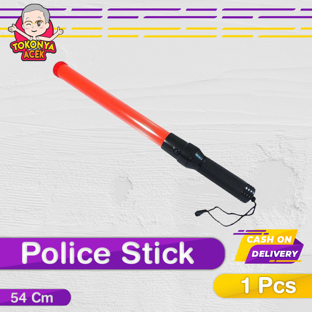 Jual POLICE STICK/LAMPU LALIN/SENTER PARKIR/TRAFFIC BATON 54 CM ...