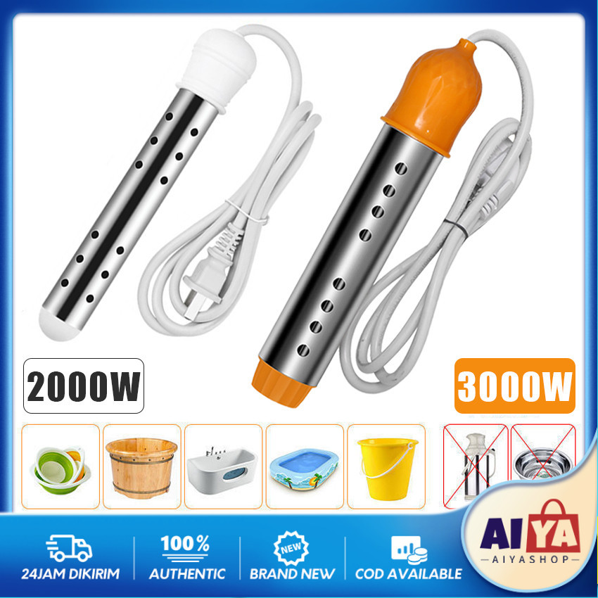 Jual Elemen Pemanas Air Water Heater Celup Listrik Portable Watt Tinggi ...