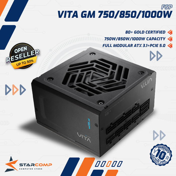 Jual FSP VITA GM 750W / 850W / 1000W PSU 80+ Gold Fully Modular | Shopee Indonesia