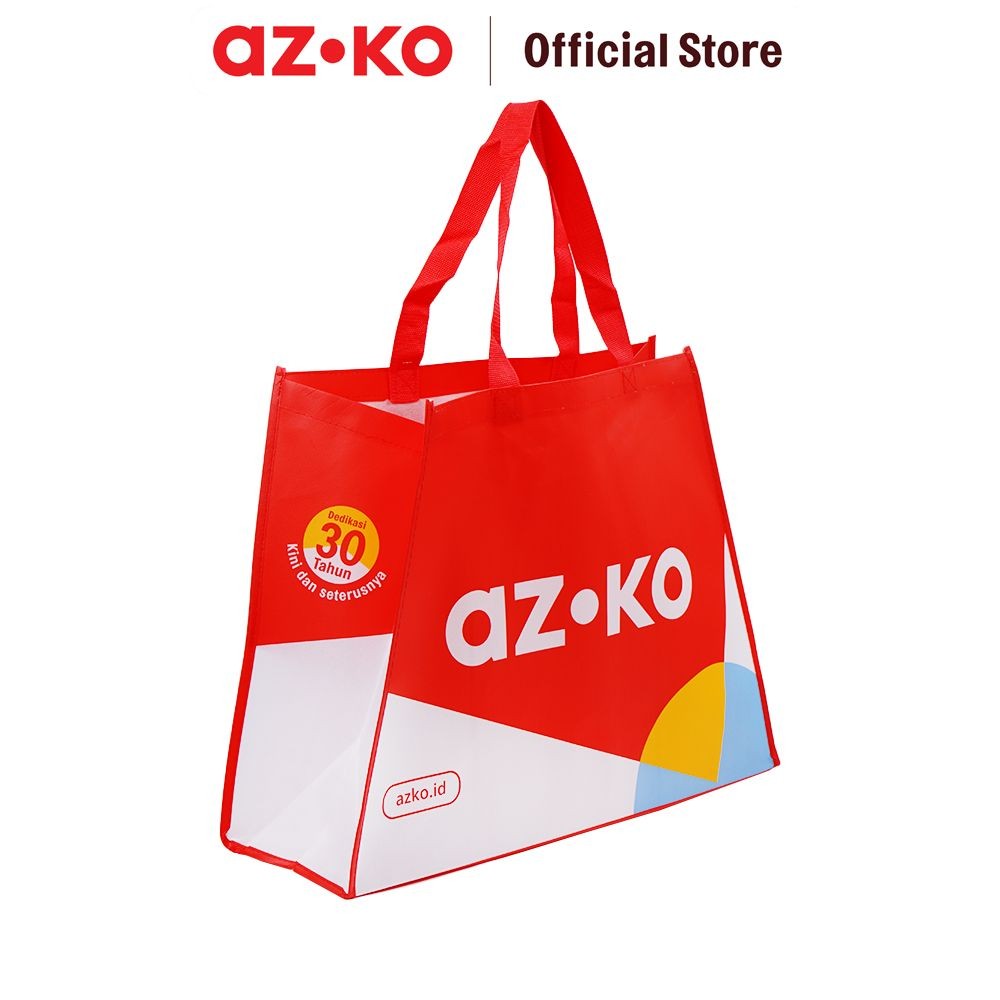 Jual AZKO Tas Belanja Shopping Bag Kantong Blanja Tote Bag Belanjaan ...
