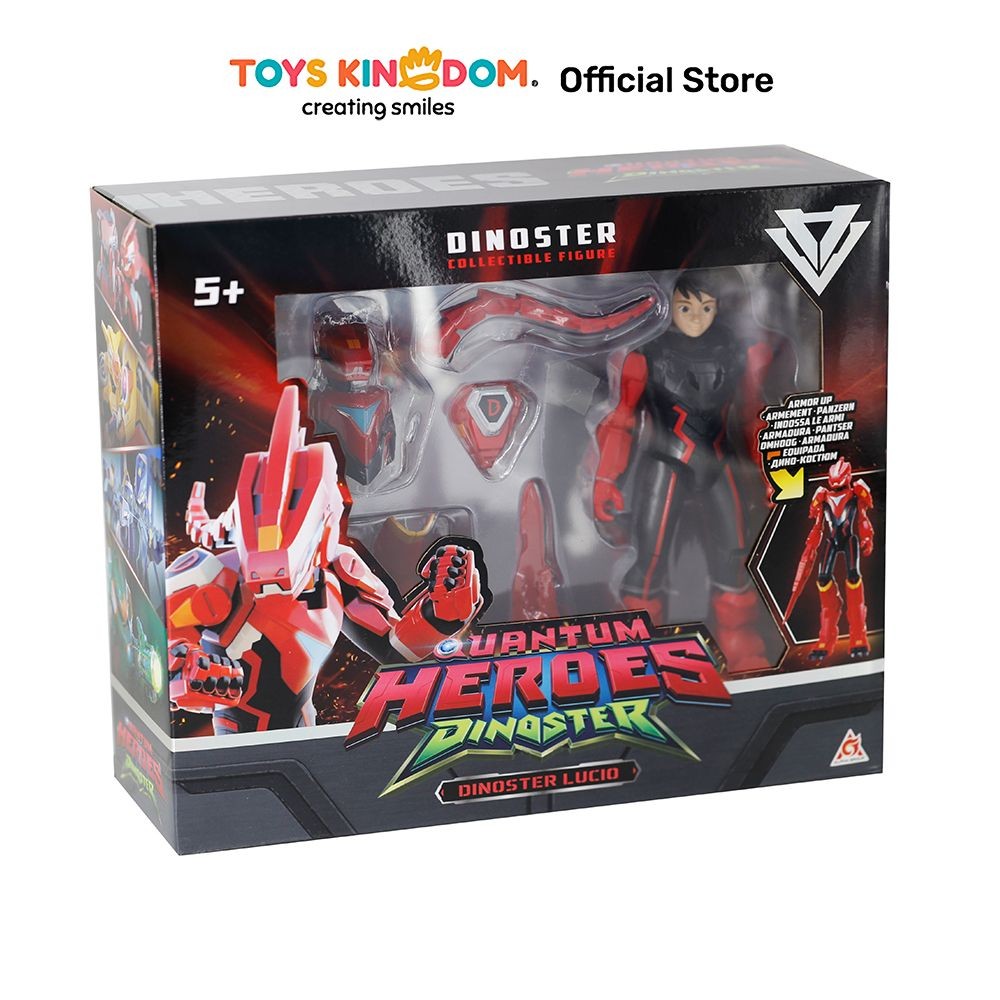 Jual Toys Kingdom Alpha Group Quantum Heroes Dinoster Armored Action ...