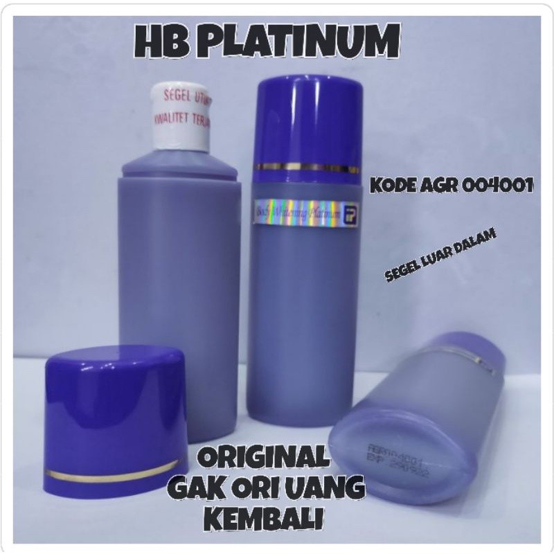 Jual HB PLATINUM TRIPEL KODE 004001 ORIGINAL HB SKIN GLOW SUPER DOSIS TINGGI ANGGUR DOSTING ...