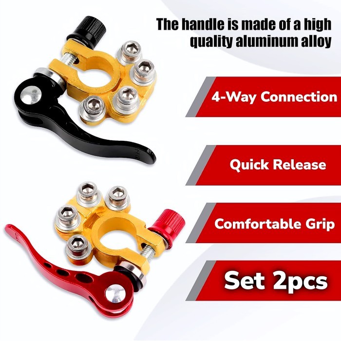 Jual Set 2 PCS Terminal Header Kepala Aki Mobil Motor Kuningan ...